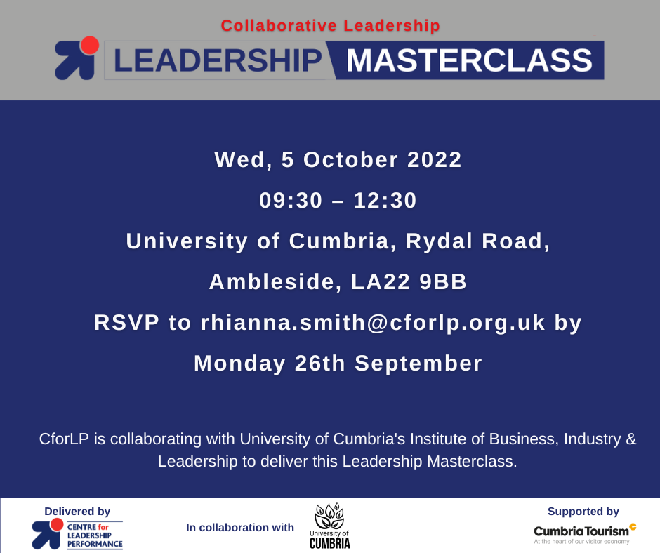 Leadership Masterclass - Centre for Leadership Performance